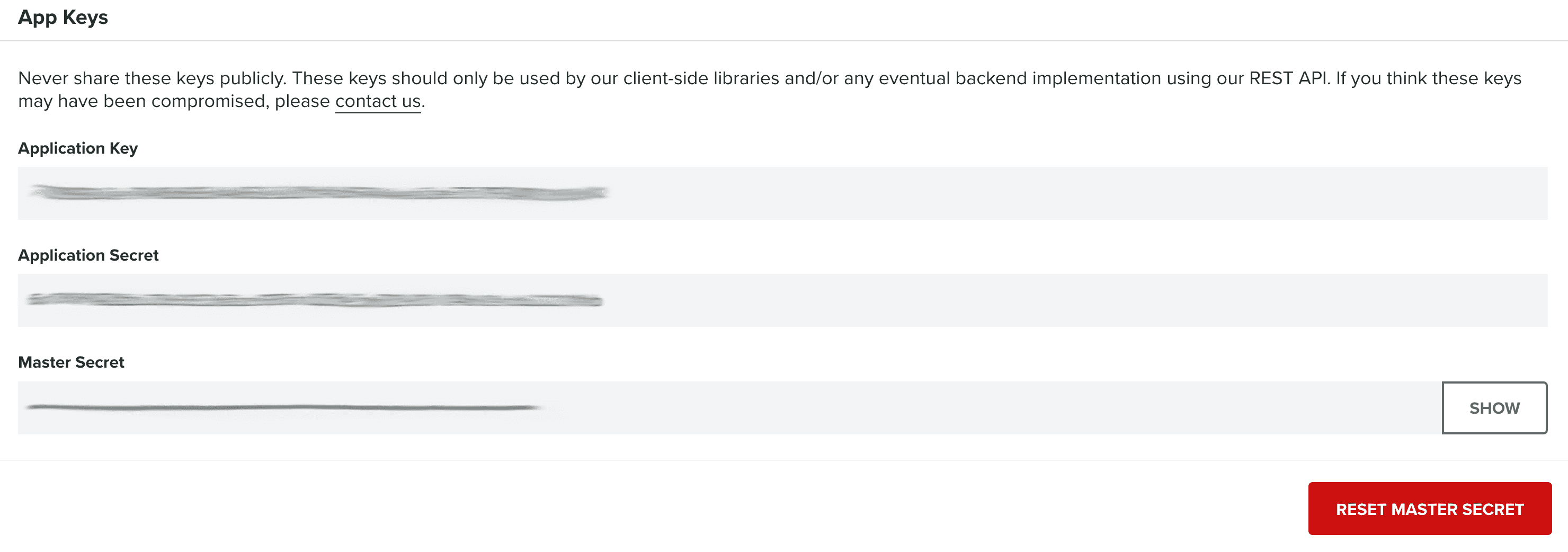 App Keys | Settings | Guides | Notificare Docs