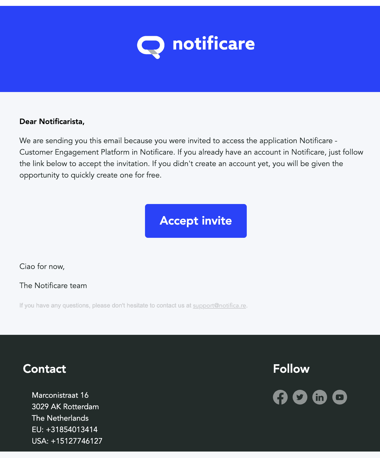 Share App | Settings | Guides | Notificare Docs