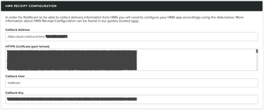 HMS | Services | Apps | Guides | Notificare Docs