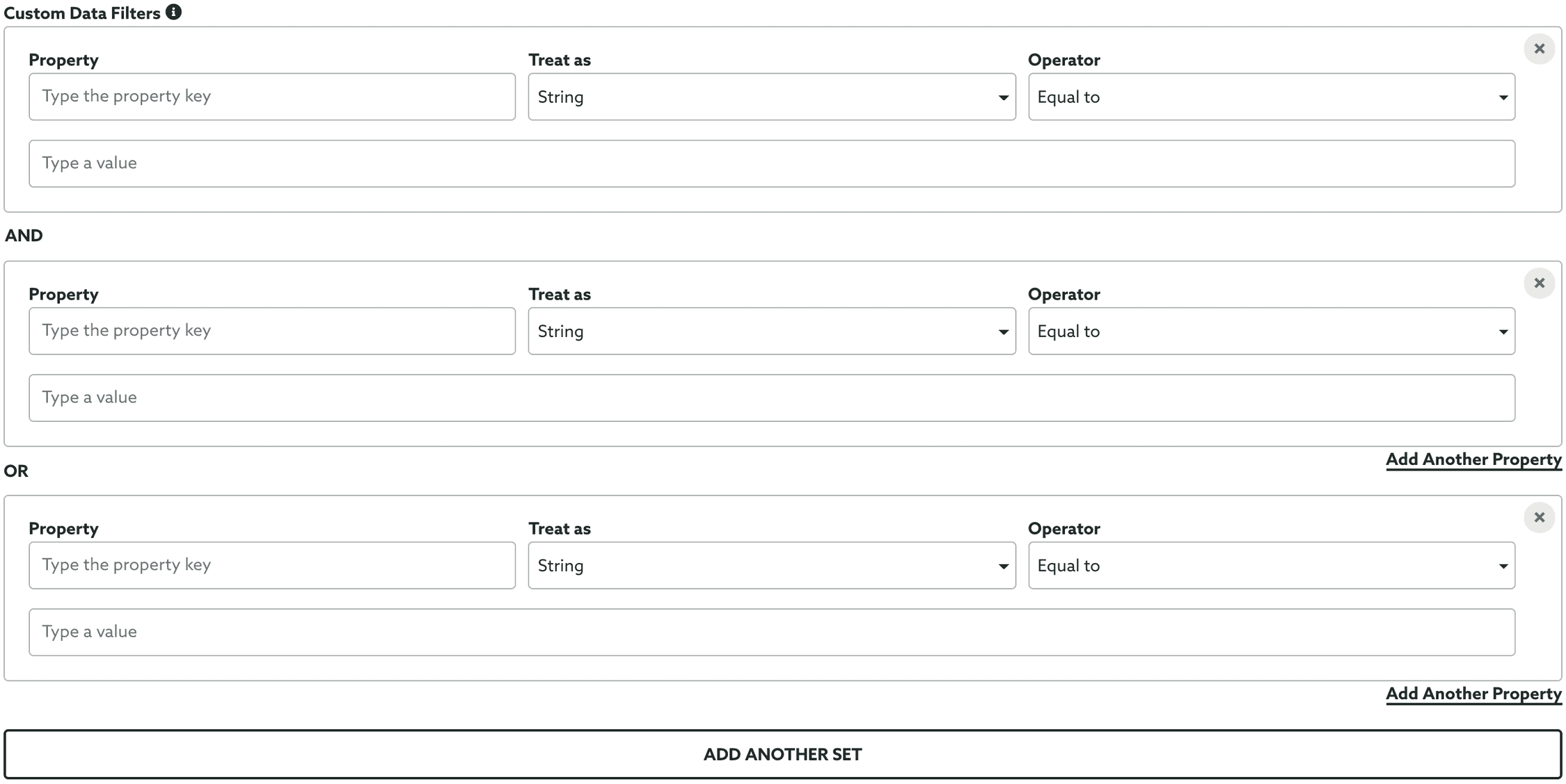 Custom Data Filters | Other Components | Guides | Notificare Docs