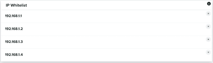 IP Whitelist | Settings | Guides | Notificare Docs