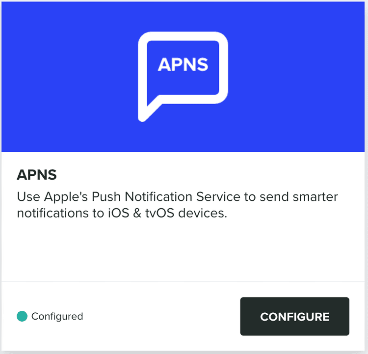 APNS | Services | Settings | Guides | Notificare Docs